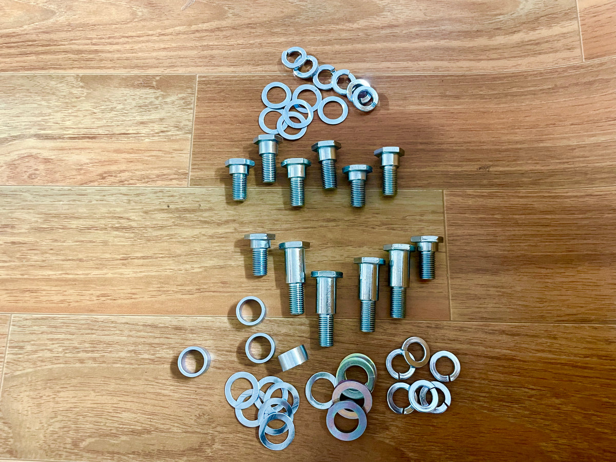 Seat Belt Bolt Kit Front and Rear XR XT XW XY – Early Falcon Spares