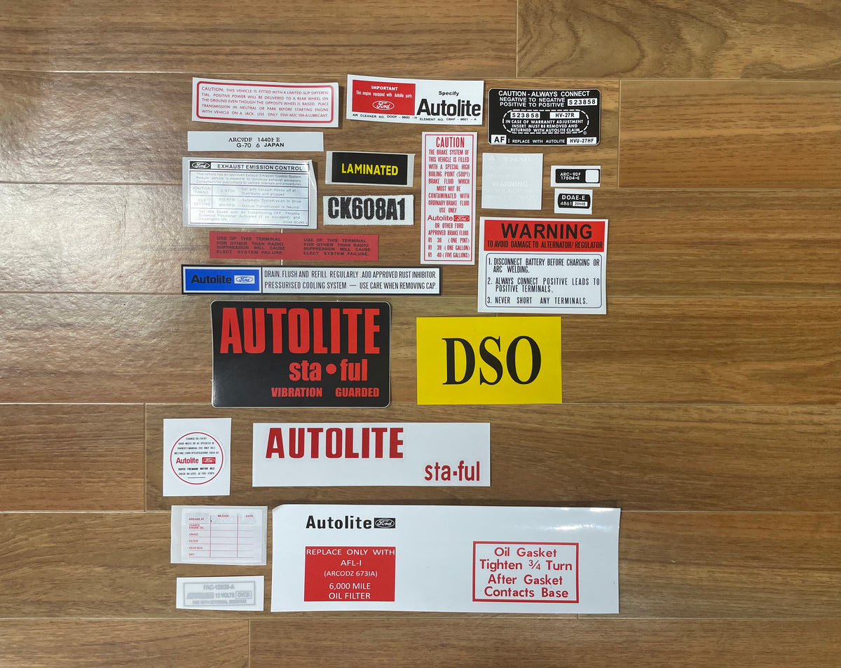 Complete XY GT Decal Kit – Early Falcon Spares