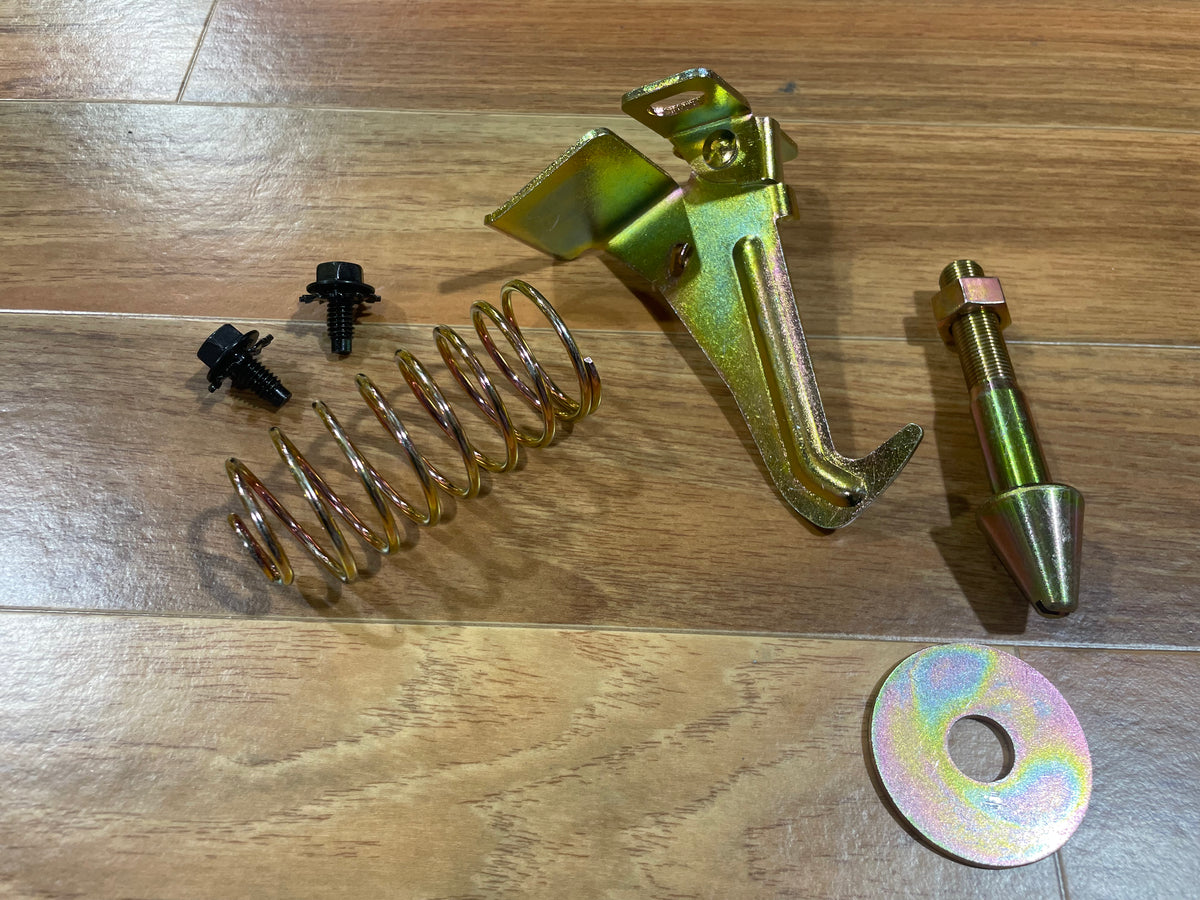 Bonnet Pin Spring And Latch Kit XW XY – Early Falcon Spares