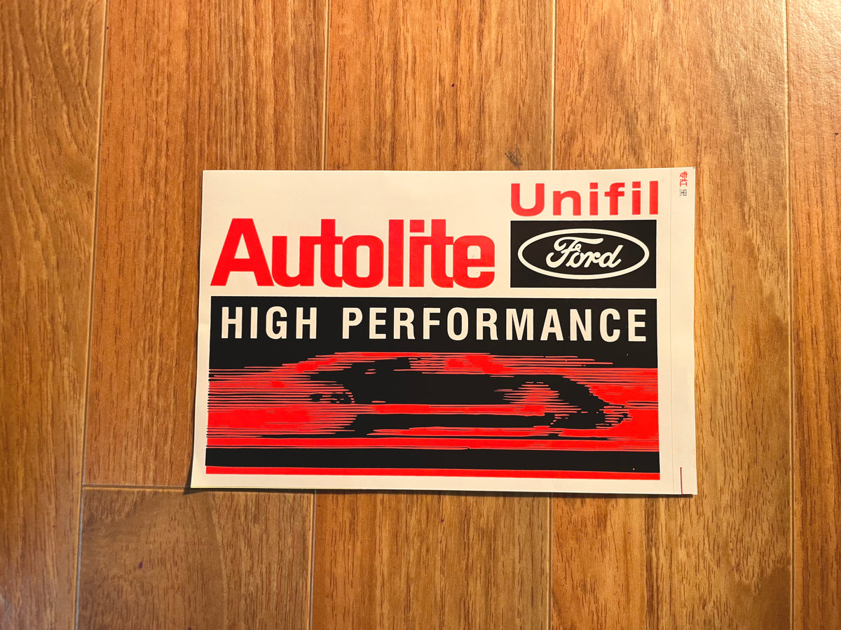 Autolite Battery Decal – Early Falcon Spares