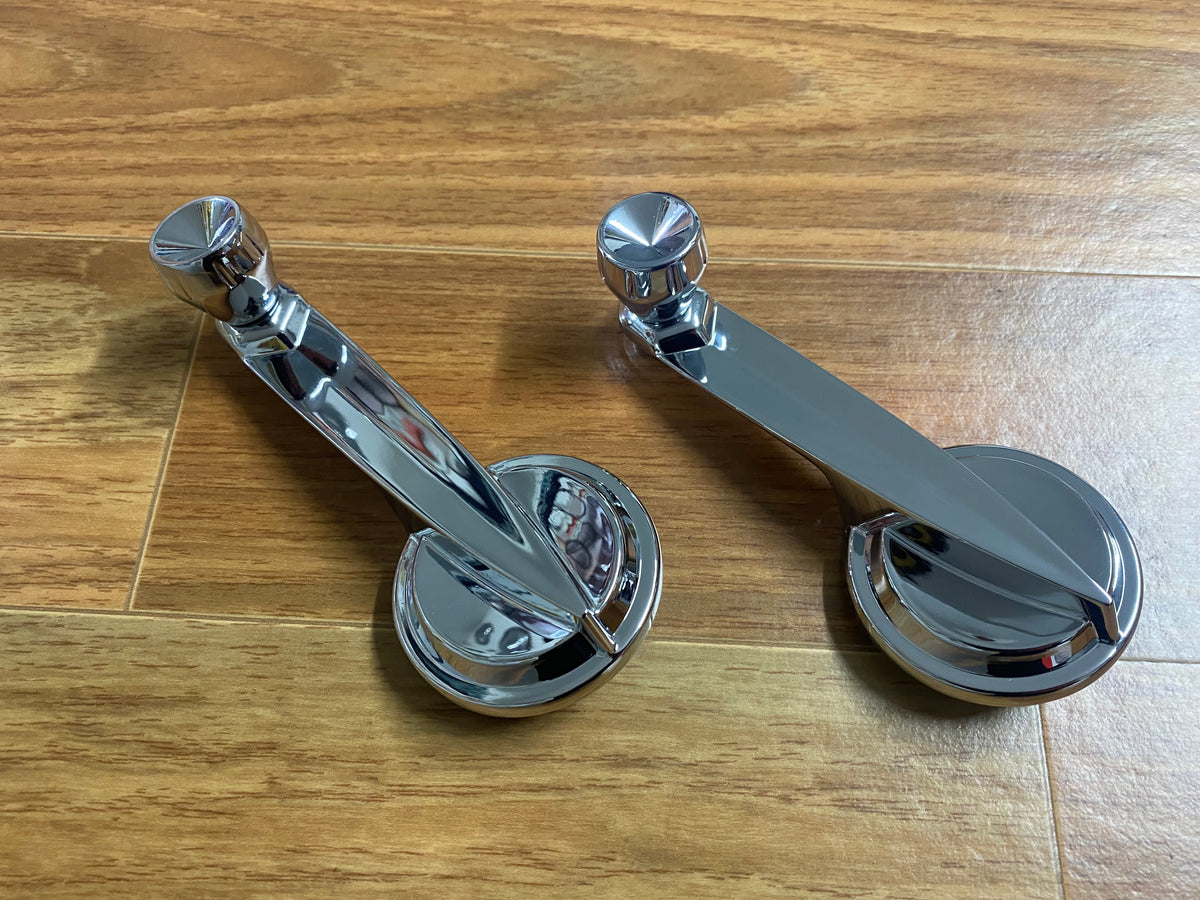 Window Winder Handle Pair Chrome Knob – Early Falcon Spares