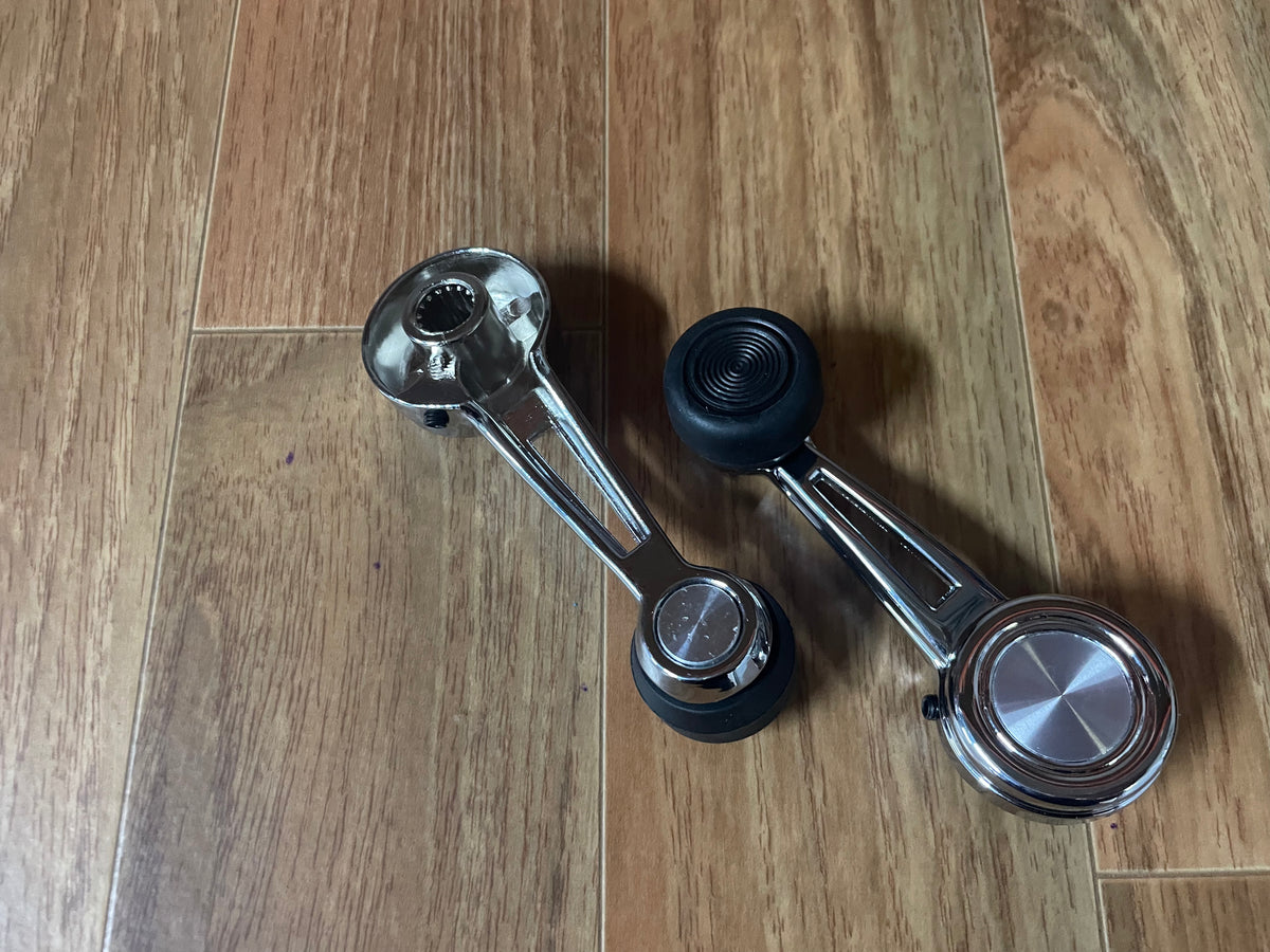 XA XB XC Coupe Hardtop Rear Window Winder Handle Pair Black Knob ...