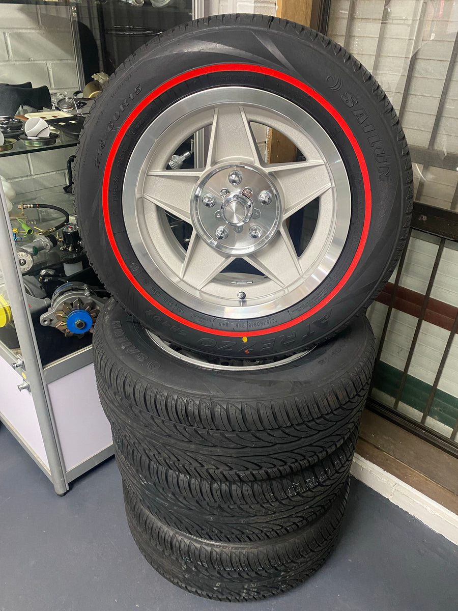 Concours 72 GTHO Bathurst Globe Wheel Rims Set of 4 with Tyres – Early ...